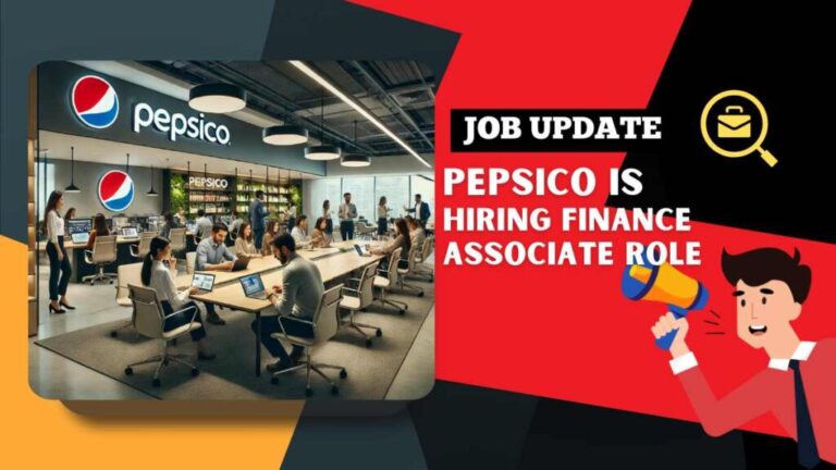 PepsiCo Jobs For Finance Associate 2025-26 Job Vacancy, For MBA
